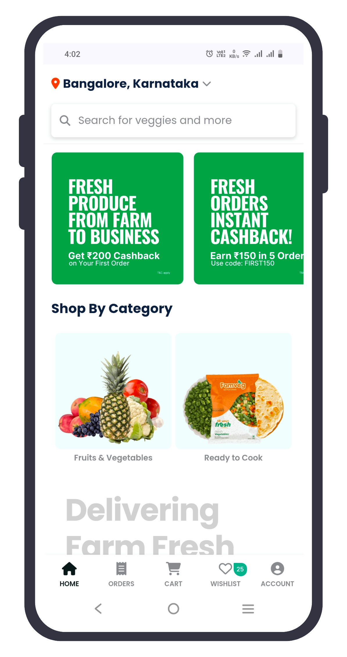 Famveg - B2B Fresh Produce Supply Chain